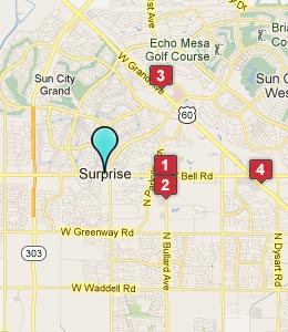 Map Of Surprise Arizona