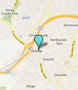 Topographical Map Of Orinda