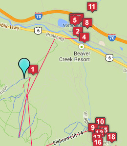 Bachelor Gulch Resort Map