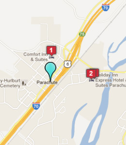 Map Of Parachute Colorado