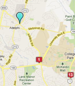Adelphi Garden City Campus Map - Map