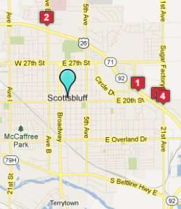 Scottsbluff Ne Zip Code Map - United States Map