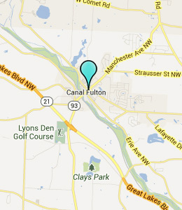 1870 map of canal fulton oh