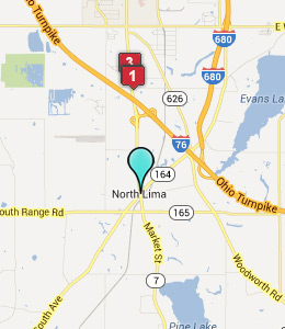 City Street Map Lima Ohio