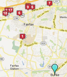 Burke Va Zip Code Map - United States Map