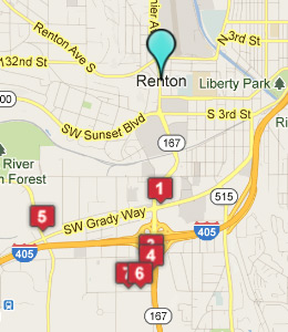 98057 Renton Zip Code Map - Map